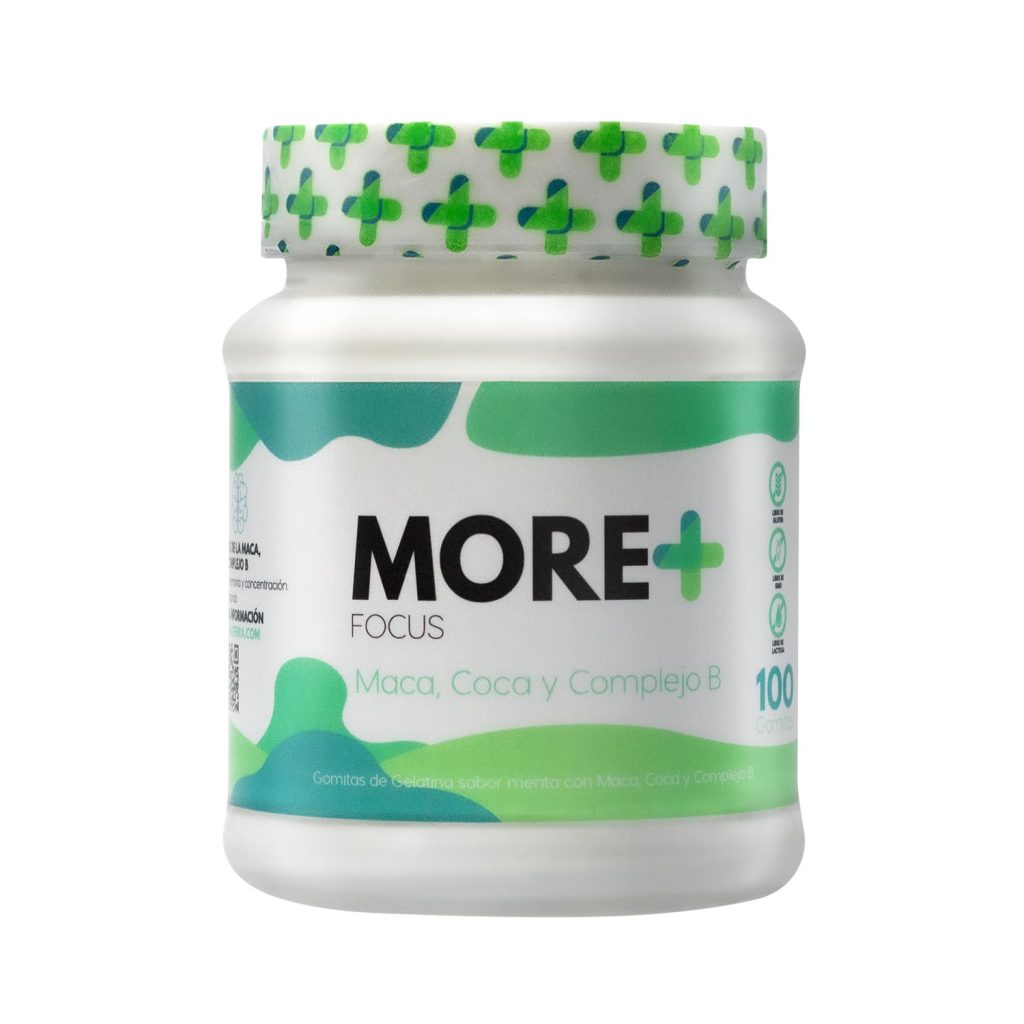 Complejo B Gomitas More Focus 100Und 250gr Menta – Lunitec Store
