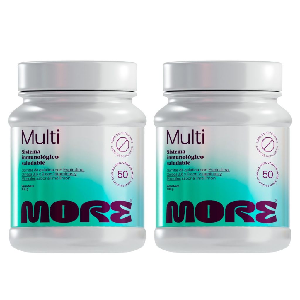 Multivitaminas Gomitas More Multi 50und 100g Lima Limón x2 – Lunitec Store